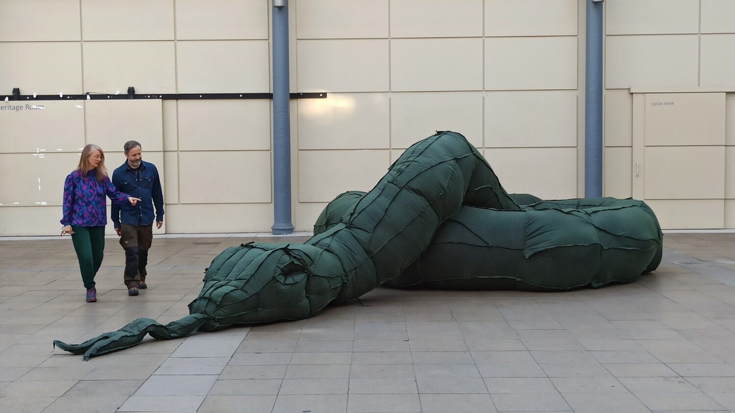 New art installation, Serpent of Capitalism by Walker & Bromwich ...