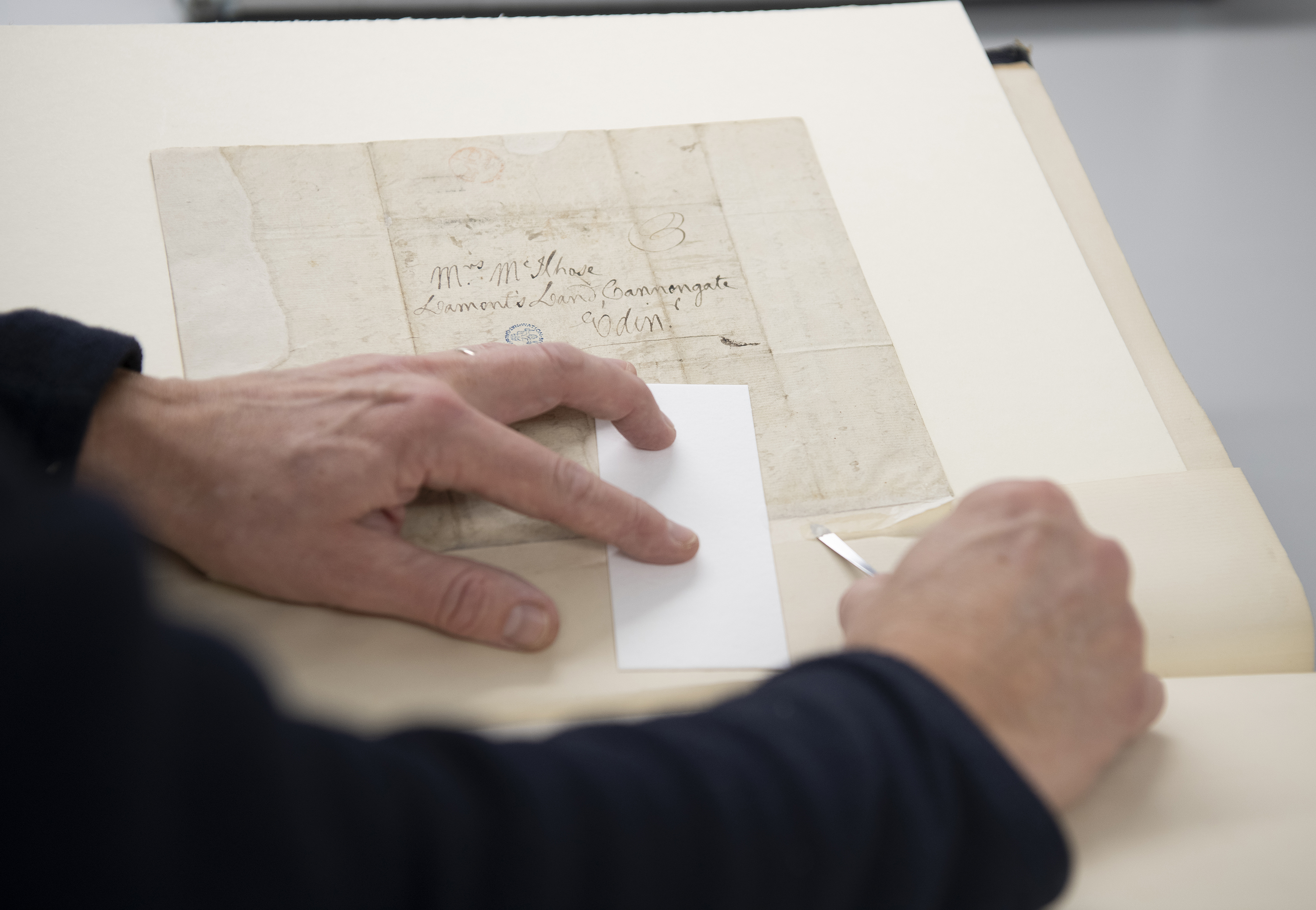 Display featuring original Robert Burns and Liz Lochhead material set ...